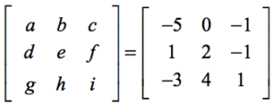 Determinant of 3x3 Matrix - ChiliMath