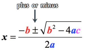 Solving Quadratic Equations by the Quadratic Formula | ChiliMath