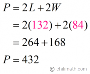 Perimeter of a Rectangle Word Problems | ChiliMath