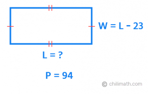Perimeter of a Rectangle Word Problems | ChiliMath