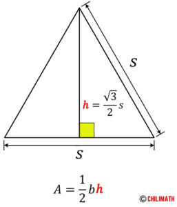 Area of Equilateral Triangle - Derivation, Formula & Examples | ChiliMath