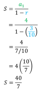 Infinite Geometric Series Formula | ChiliMath