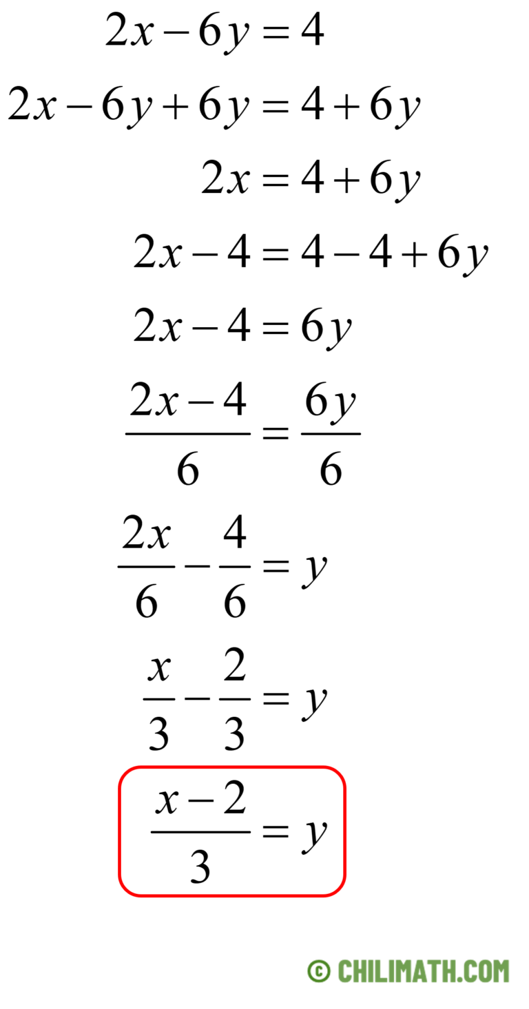 Literal Equations Practice Problems With Answers | ChiliMath