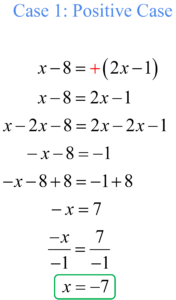 Absolute Value Equations Practice Problems with Answers | ChiliMath