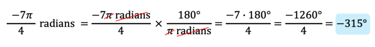 Convert Between Degrees and Radians | ChiliMath