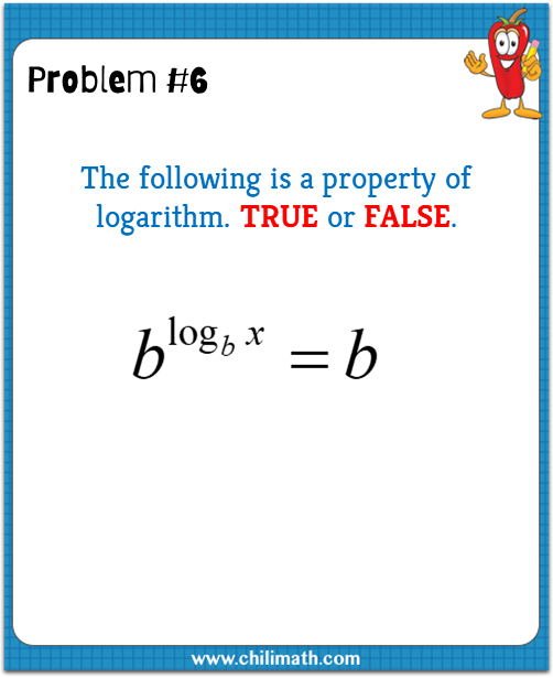 Log Properties Worksheet